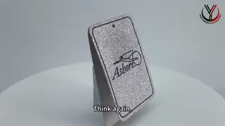 China OEM Silver Glitter Printed Recycled Paper Hang Tags - Custom Sizes 15-20 Day Lead Time with Oeko-Tex Certification for sale