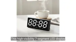 High-Visibility 7 Segment LED Display for Cooking Timers