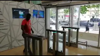 Swing Gate Turnstile Smart Turnstile Access Control Security Solution