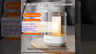 USB Portable Double Nozzle Humidifier 99.99% Sterilization High Fog Output for Bedroom Office