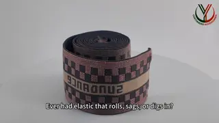 View Double Sided Recycled Jacquard Elastic Band Custom 40mm For Garments Demo