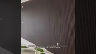 China High-Density 20mm Polyester Fiber Rubber Core Fireproof Sound-Absorbing Equipment for Music Studios Core Acoustic Panels for sale