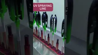 uv spraing line for coating plastic  products