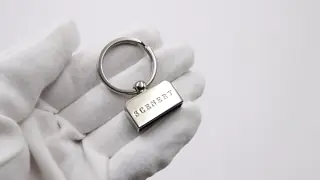 China Customize Key Chain Accessories Metal Key Fob Leather Key Fob Hardware With Split Key Rings for Car Key Holder for sale