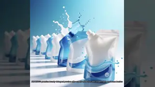 Premium Laundry Detergent Packaging Pouch with Oxygen Barrier Light Barrier and Aroma Lock Technology