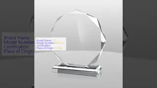 Custom Transparent Flame Shape Acrylic Plaque Awards For Business Recognition