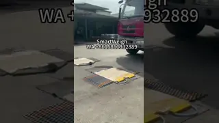 China Accurate H Series IP66 Portable Truck Scale 20 Tons Capacity Vehicle Wheel Scales for sale