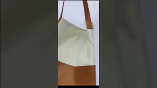 China Women's genuine leather bag Top-grain Cowhide with Custom Cotton-Linen Canvas Shoulder Bag Large Capacity Tote bag Shoulder Bag  China factory wholesale  for sale