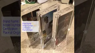 OEM Customised Acrylic Photo Frame , Acrylic Box Picture Frames Scratch Resistant