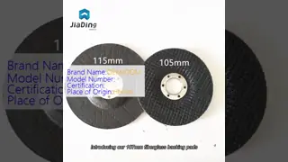 107mm 8+1 layers Fiberglass Backing Pads for making flap discs backup pad with 2 rings