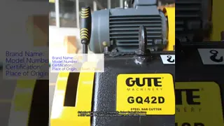 China Hydraulic Rebar Cutter with 3KW-2P Motor 6-40MM Cutting Diameter and 48T/MIN Cutting Speed for sale