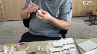 1:30 Scale Realistic Luxury Apartment Model with iPad Controlled Lighting for Dubai Real Estate