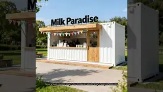 China Easy-Assemble Stainless Steel Container Mobile Shop – Eco-Friendly Outdoor Kiosk for Parks and Scenic Areas for sale