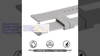 Gray TPU Silicone Watch Strap With Stainless Steel Buckle | Logo Customization Available — OEM/ODM Wholesale Supported