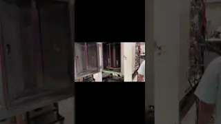 The magnetron sputtering coating machine applies a blue-violet gradient color to glass bottles
