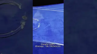 China High-temperature and Corrosion Resistant Quartz Glass Colorimeter Cuvette with 3.5ml Capacity for sale