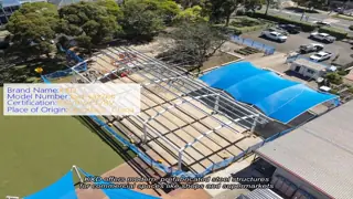 China Commercial Prefabricated Shop Shopping Mall Modern Design Steel Structure Construction for Supermarket Use Steel Building for sale