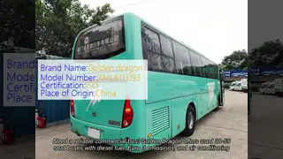 30-55 Seats Used Commercial Buses Diesel Fuel With 2 Doors