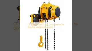 1.5 Ton Lever Hoist Lifts Heavy Loads Easy