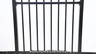 China Galvanized 6x8 Security Steel Garden Fence Modern Zinc Steel Picket Fence for sale