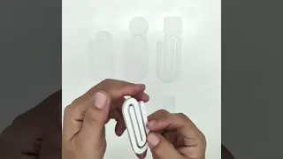 China Blank Printable Sublimation Acrylic Paper Clip For Photos Printing for sale