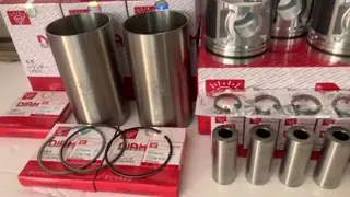 China CAT 6D34 4D34 Engine Spare Parts Cylinder Liner Kit Lncludes Liner Piston With Pin And Snap Ring ME220454 ME013366 ME012009 ME993488 SET for sale