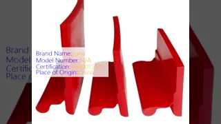 China Polyurethane Scraper Blades and Conveyor Cleaner Scrapers with 60-90 A Hardness, Low Friction Coefficient, and High Wear Resistance for sale