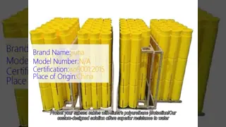 China PU Submarine Cable Protection with Resistance to Water, Oil & Grease, High Load Bearing Capacity, and Durability Exceeding 50 Years for sale