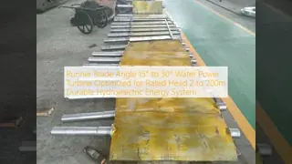 Hydro Turbine Power 200m Head