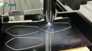 Laser cutting of rearview mirror glass