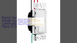 China 0-10V Wall Mount Dimmer Switch for LED Panel Lights - 150W LED Load, 600W Halogen, AC 100-277V for sale
