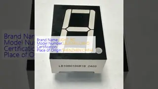 Ultra Bright Red 0.8in 7 Segment LED Display