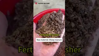 Sheep manure semi-wet material grinding organic fertilizer production equipment