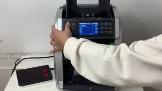 China Bank Grade Money Couner And Sort Recognize The Serial Number And Detect The Counterfeits Automatic Currency Recognition Function for sale