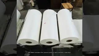 Premium Matte Lamination Film with Customizable Labeling Long Shelf Life and Seamless Finish for Enhanced Protection