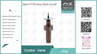 China Control Valve Cap T528 Common Rail Injector Valve Seat For 0445110***Series for sale