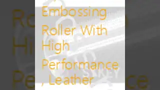 China PVC , PE , PP,  ABS Embossing Roller With High Performance , Leather Embossing Roll for sale