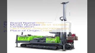 China BEST-ED960C Core Rig Drill Full Hydraulic For Geological Drilling for sale