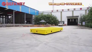 20 Ton Trackless Transfer Cart for Battery Operated,Low Noise Copper Plant Transfer Trolley