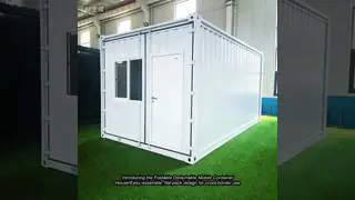 Foldable Detachable Mobile Container House - Easy-Assemble Flat-Pack for Cross-Border Use