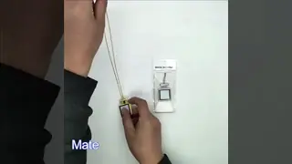 China Creative Double Sided Printing Perfume Bottle Sublimation Necklace Blanks Gold And Silver Color for sale