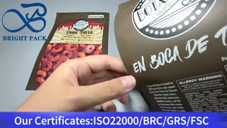 stand up pouch for spicy candy