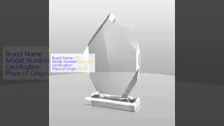 Star Shape Corporate Acrylic Award , Custom Engraving Acrylic Plaque With Stand