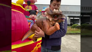 Dinosaur Hand Puppet Performance Props