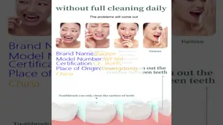 China Electric Portable Oral Irrigator Teeth Cleaning 250ml Handheld Water Flosser for sale