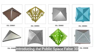 3D aluminum cladding panel