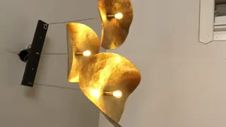 Artistic Spiral Glass Chandeliers Custom Design