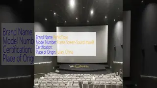 China 5500K Fixed Frame Screen Customized Acoustically Transparent Projector Screen for sale