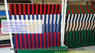 China Dust Resistance PVC Floor Mat with Anti-Slip Backing and Hollow Design for Effective Dirt Trapping for sale