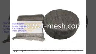 China Stainless Steel Wire Mesh Exhaust Gaskets 50*25*12.6mm 304 Gasket OEM for sale